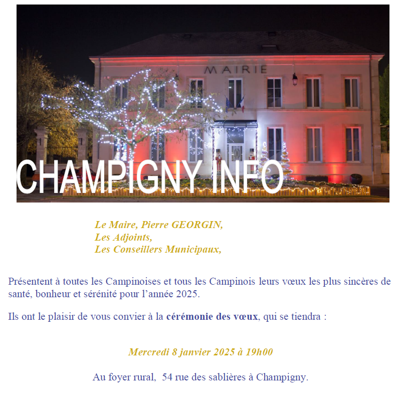 Accueil - Commune de Champigny